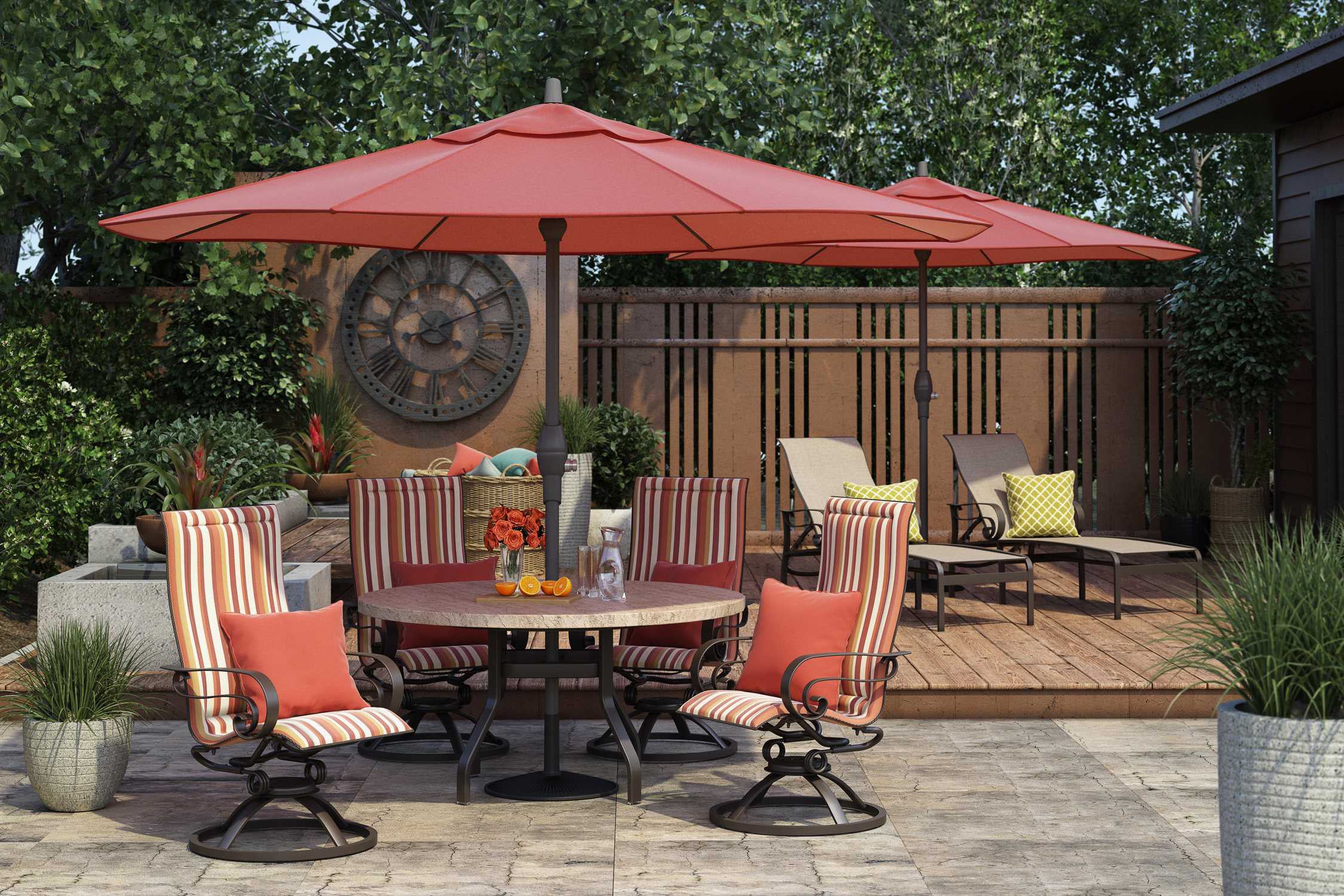 Homecrest Emory Sling Aluminum Dining 5 PC Set