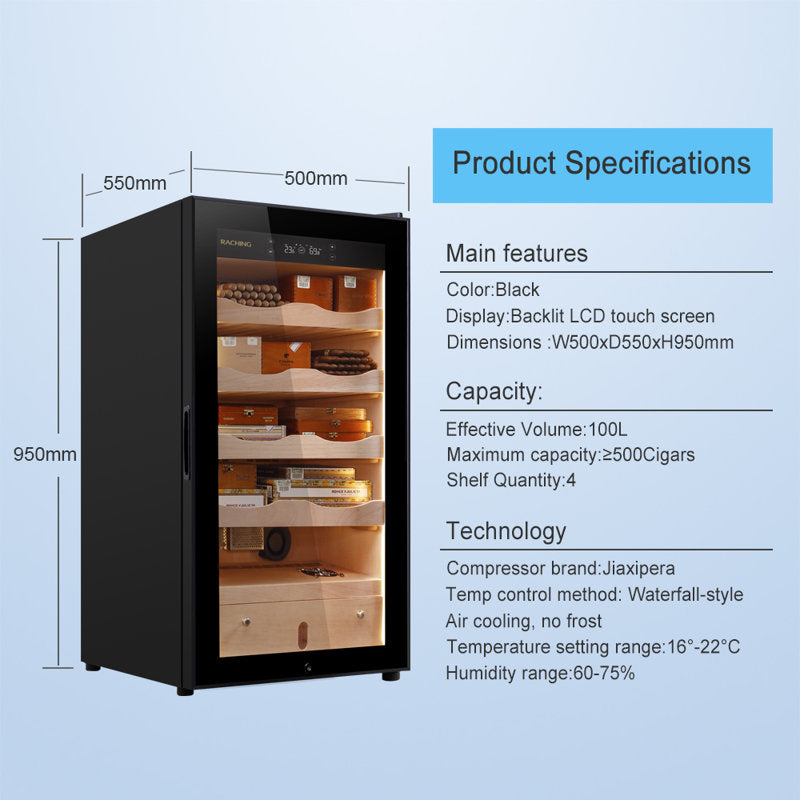Raching MA50 Count Electric Cigar Humidor