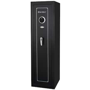Home Defense 4-Gun Fireproof Electronic Lock Gun Safe, Black Textured