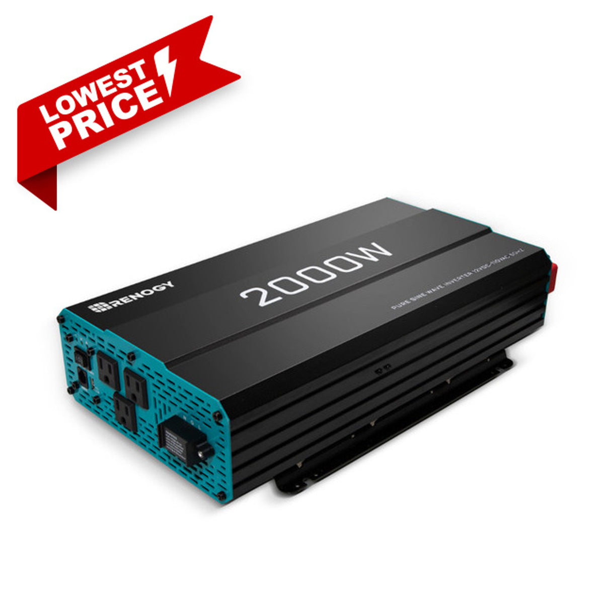 Renogy 2000W 12V Pure Sine Wave Inverter RNG-INVT-2000-12V-P2-US ...